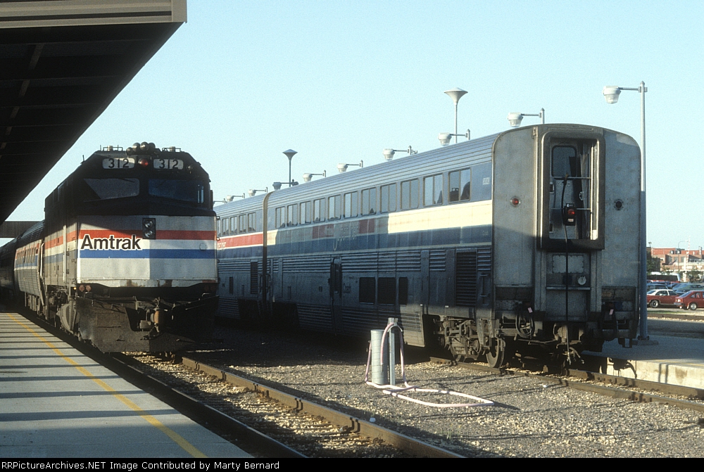AMTK 312 With Tr. 9 to Duluth and Tr. 8, the EB Empire Builder